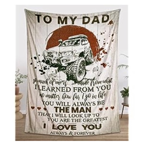 Bedding | 8 X 60 Soft Dad Appreciation Gift Throw Blanket | Poshmark